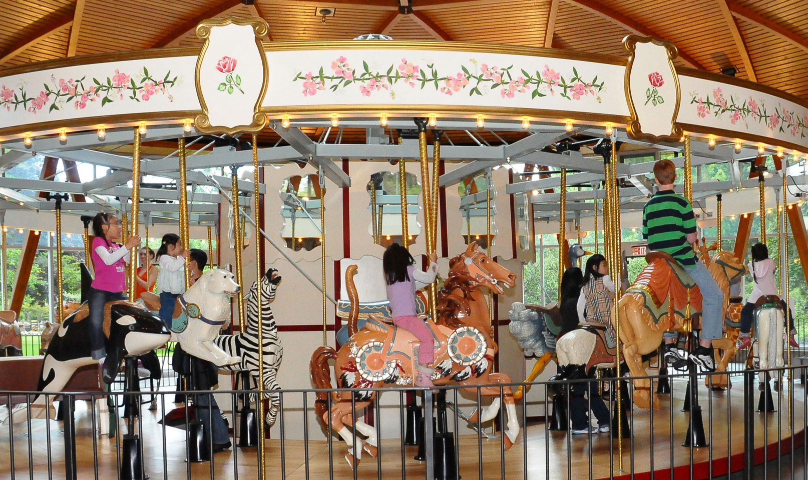 Rose Carousel - The Butchart Gardens