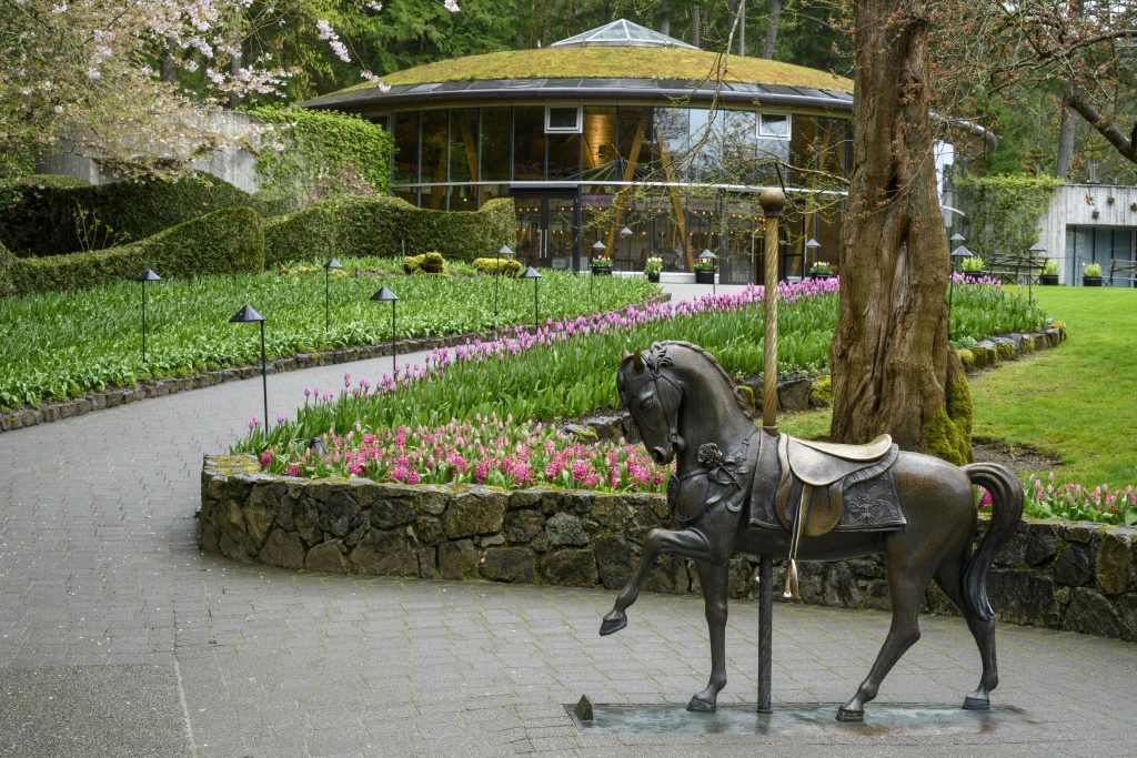 Rose Carousel - The Butchart Gardens